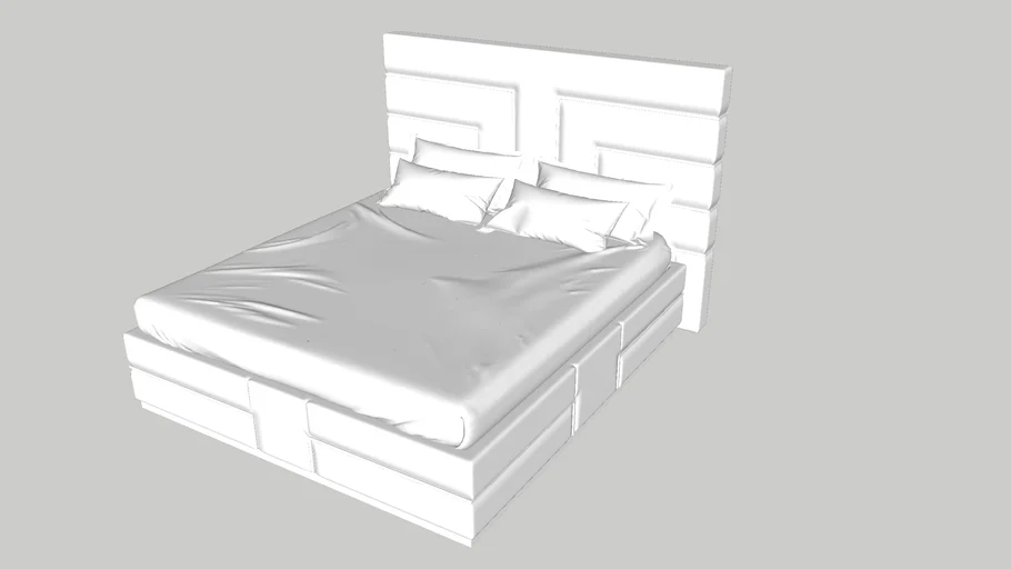 Epoque MOCHI BED 215-195 | 3D Warehouse