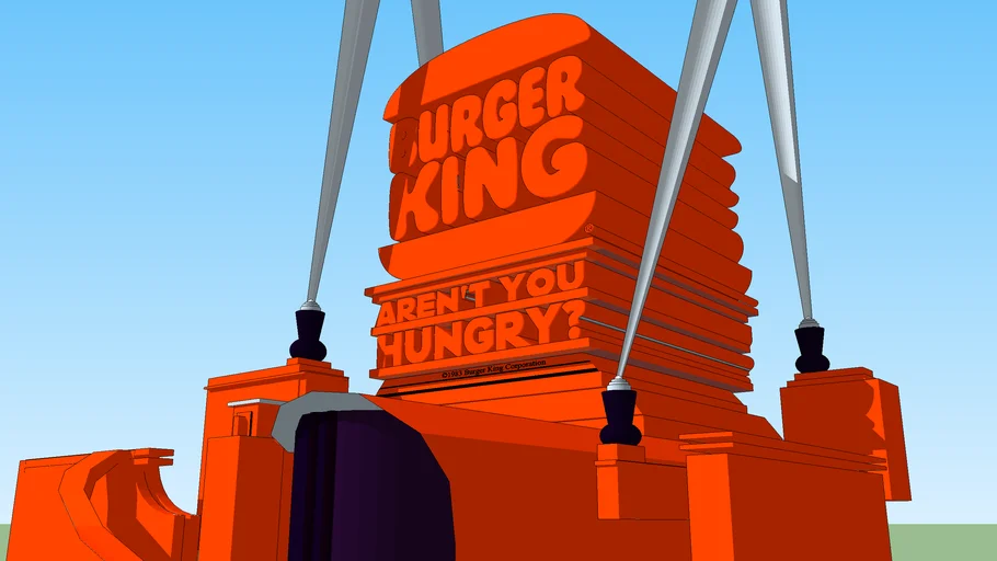 Burger King Logo But Fox Logo | 3D Warehouse