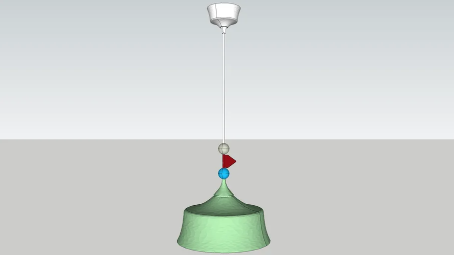 TROLLBO Pendant lamp, light green | 3D Warehouse