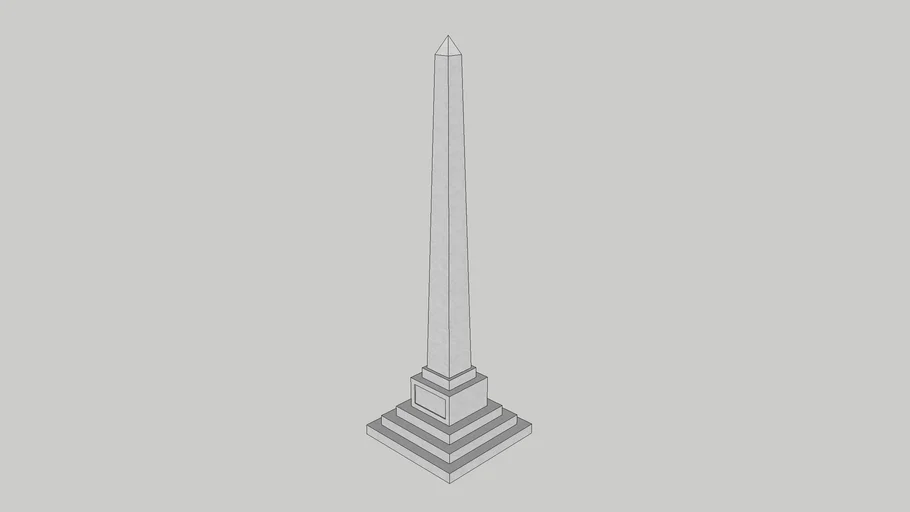 Standard Monument 01 | 3D Warehouse