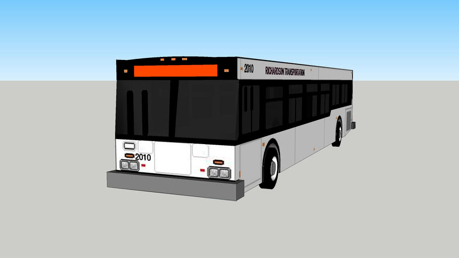 1997 New Flyer Industries D40LF | 3D Warehouse