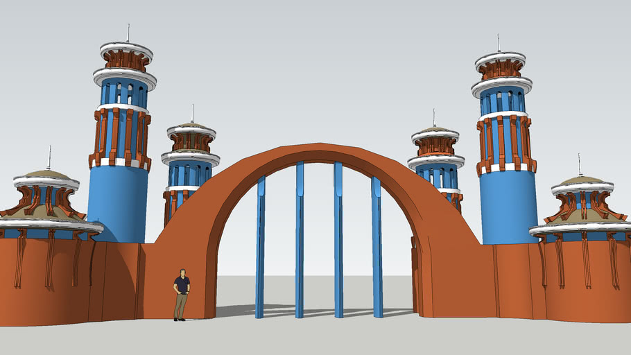 Welcome Arch | 3D Warehouse