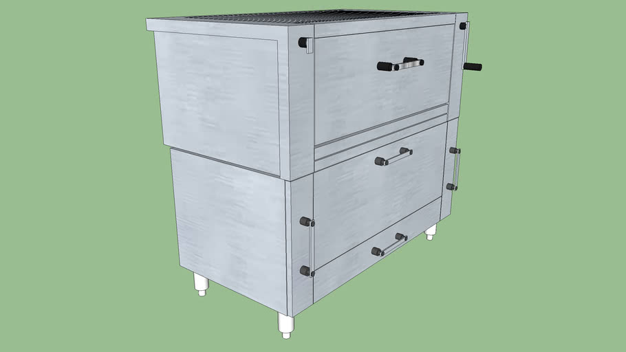 Asador Ataúd 41 / Grill Smoker | 3D Warehouse