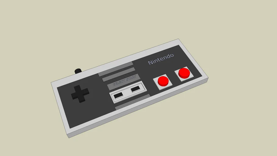 NES Control pad | 3D Warehouse