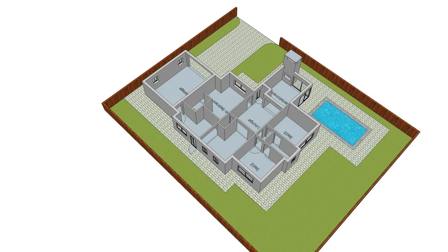 3 Bedroom Ground floor Home | 3D Warehouse