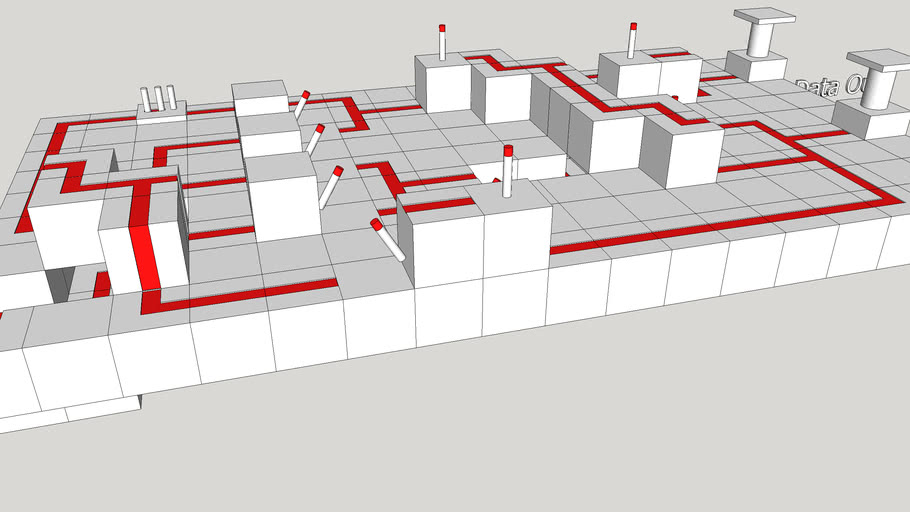 Minecraft Redstone D flip-flop | 3D Warehouse