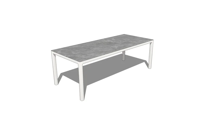 SUNS-Dining table-Monte Vari-240x100 hpl | 3D Warehouse