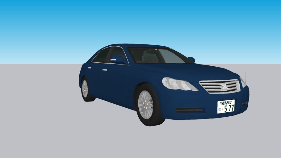 2007 Toyota Mark X | 3D Warehouse