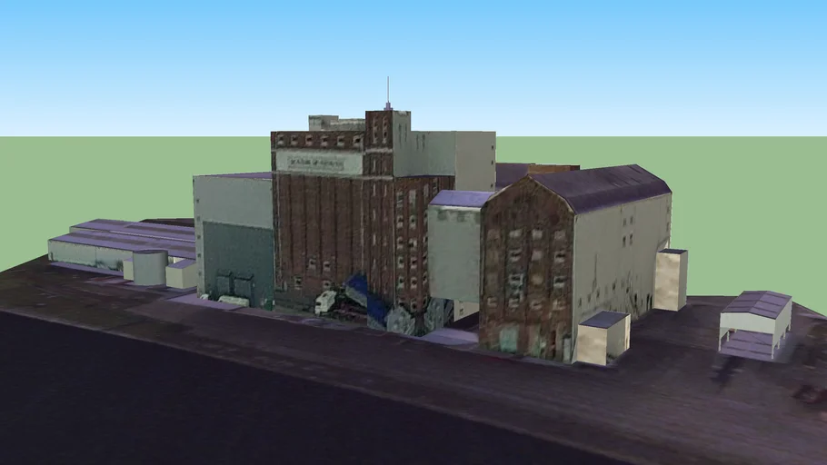 Rank Hovis Atlantic Mills, Barry, Glamorgan | 3D Warehouse