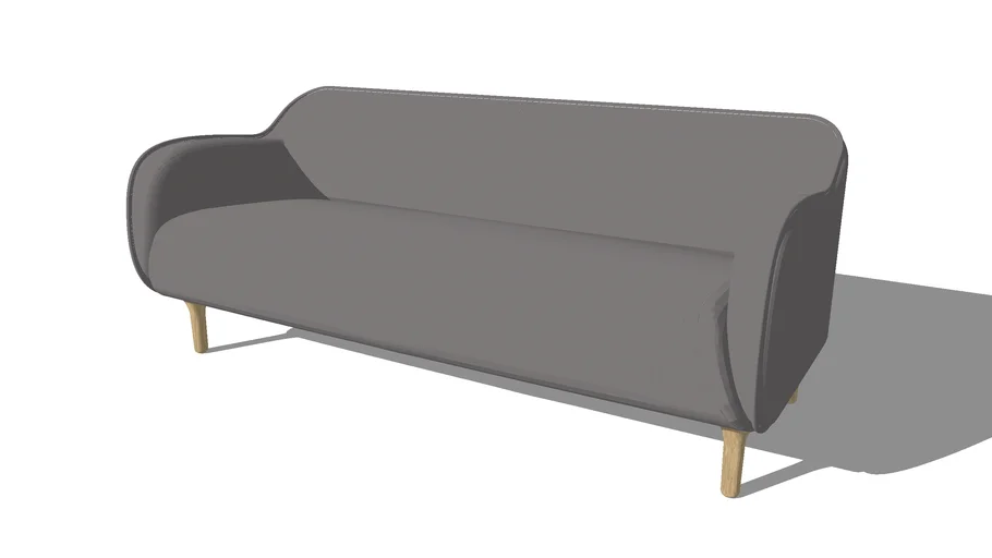 Ekko 2,5 seater Sofa by Icons of Denmark | 3D Warehouse