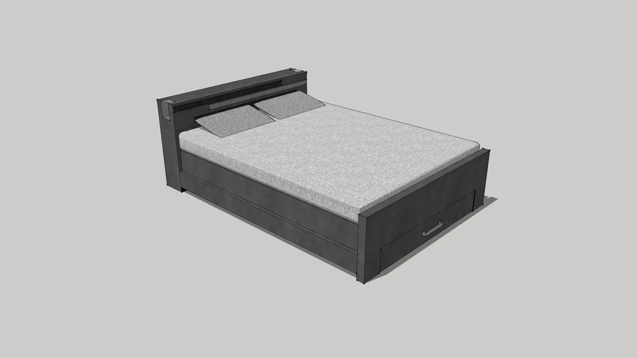 Modern Bed (FEE5) | 3D Warehouse