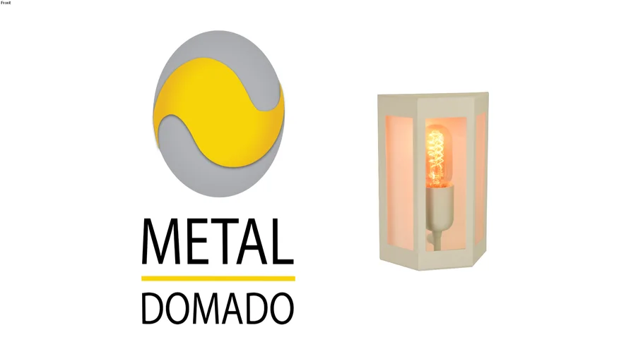 Metal Domado Arandela Colonial Sextavada P | 3D Warehouse