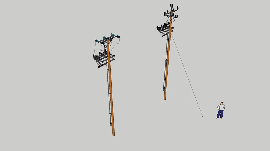 Pole High Voltage Switch | 3D Warehouse