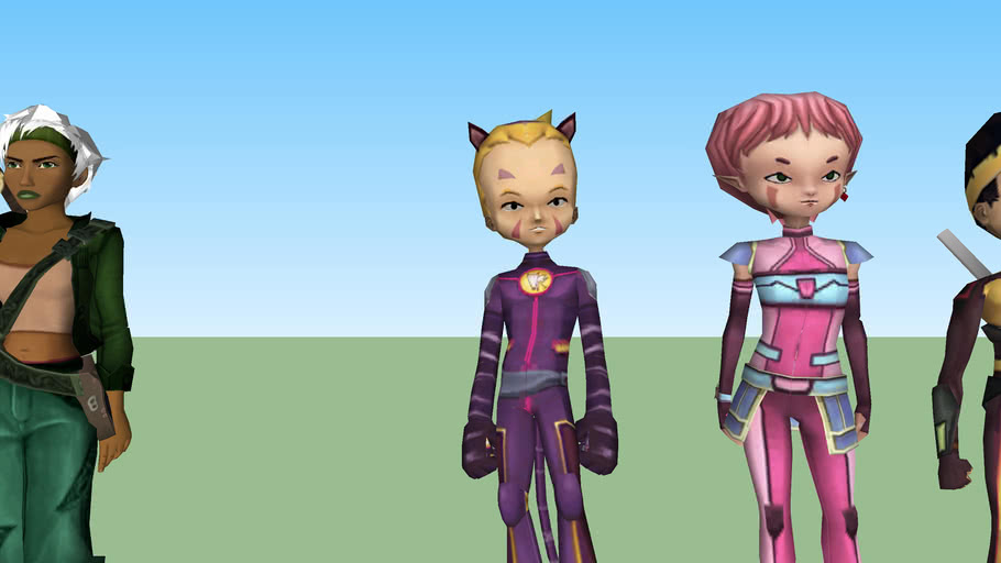 Lyoko Warrior & Beyond Good & Evil Warriors | 3D Warehouse