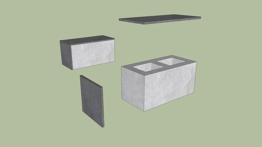 Masonry Block 20:15 | 3D Warehouse