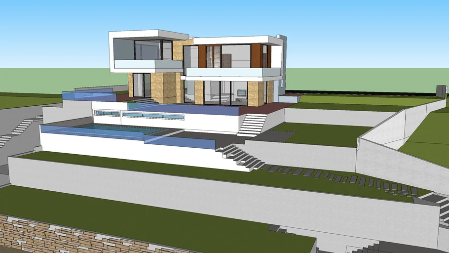 villa modern | 3D Warehouse