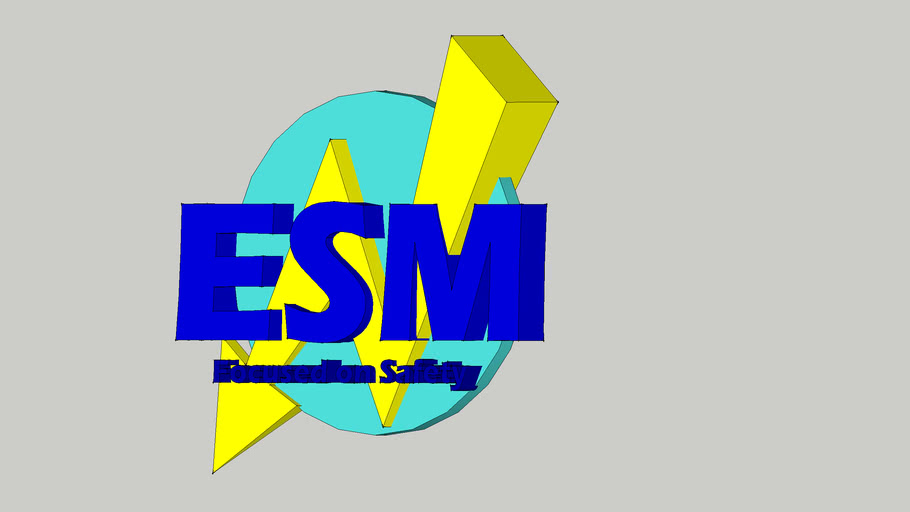 ESM Logo Focused on Safety | 3D Warehouse