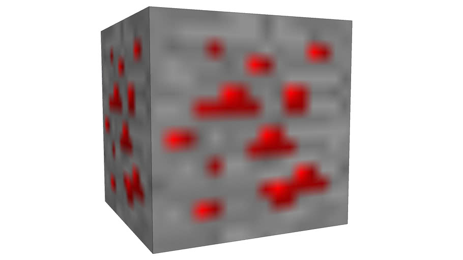 Minecraft - Redstone Ore | 3D Warehouse