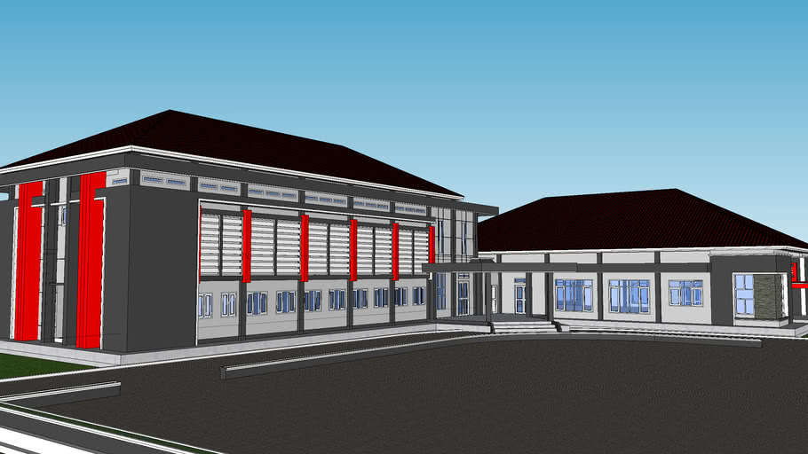 Gedung ULP Tenggarong | 3D Warehouse