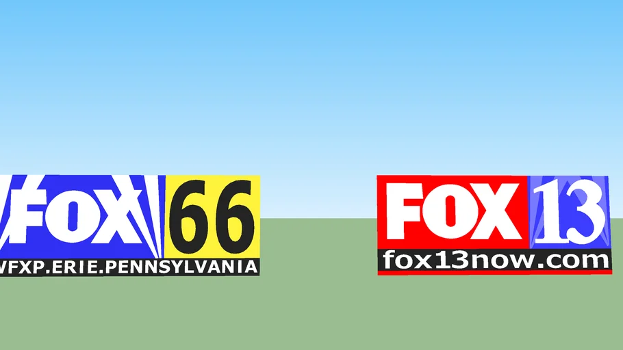 FOX 66 WFXP Logo with FOX 13 KSTU | 3D Warehouse
