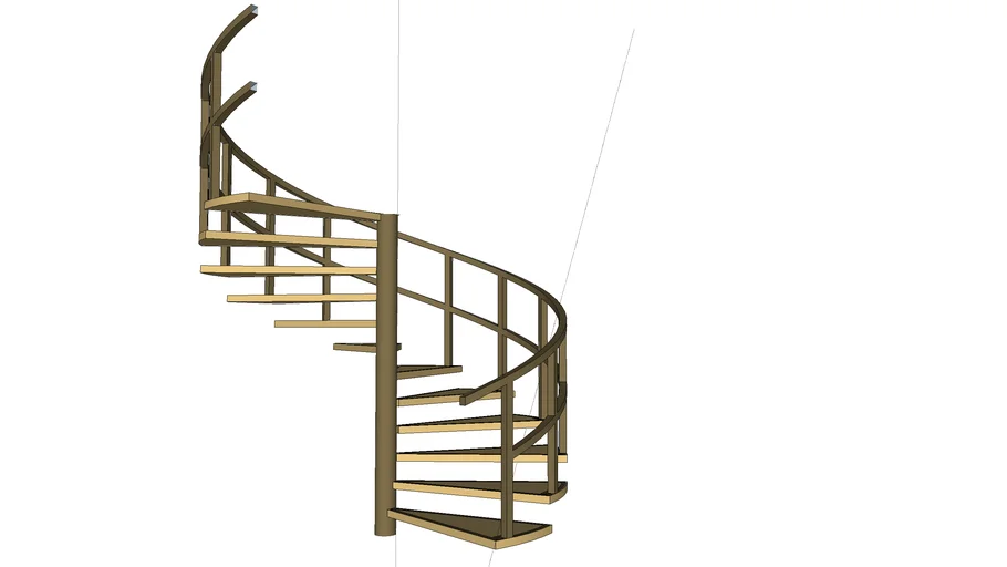 tangga putar | 3D Warehouse