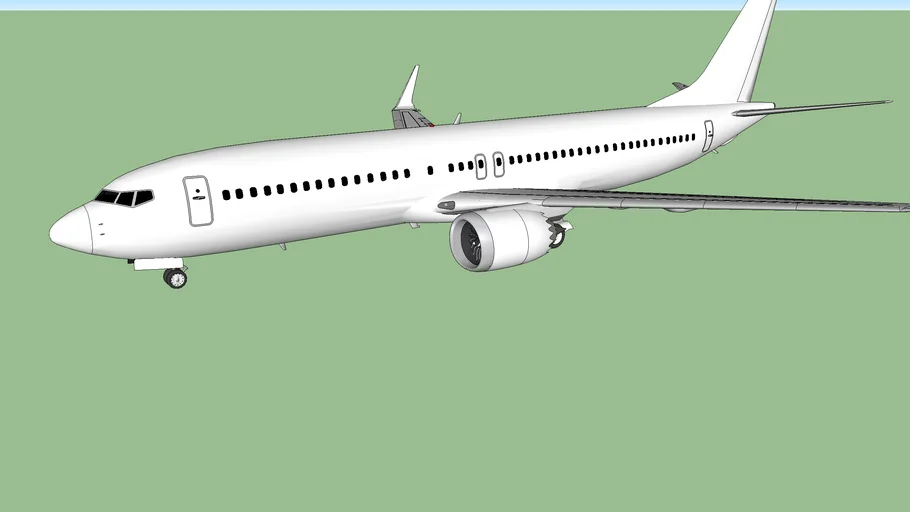 Template - Boeing 737 MAX 8 V.1 | 3D Warehouse