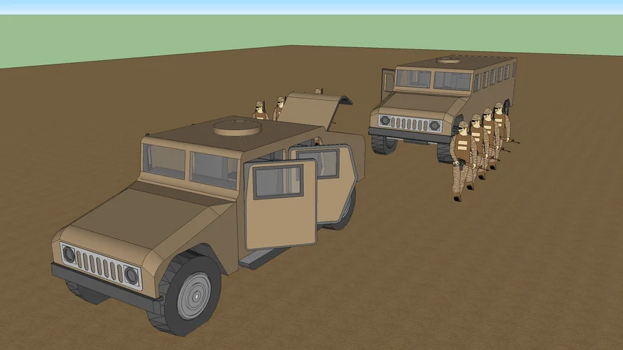 Hummer do U.S. Army | 3D Warehouse