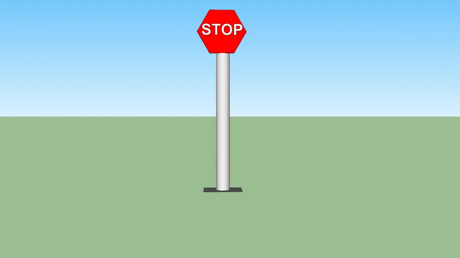 Stop Sign | 3D Warehouse