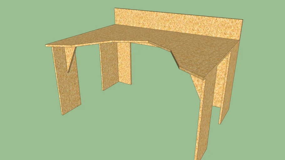 OSB Desk 2 | 3D Warehouse