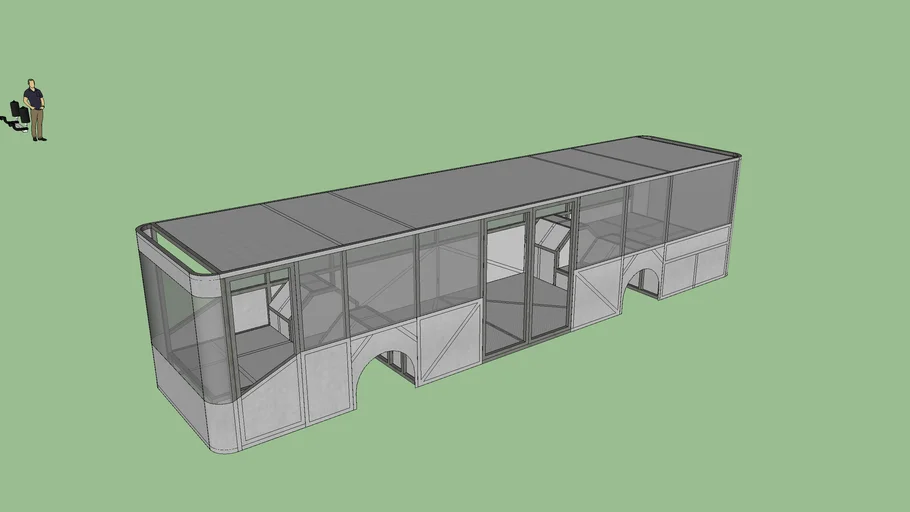 Unfinished Bus Monocoque | 3D Warehouse
