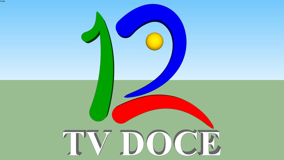 Canal 12 SV logo (1997-2003) | 3D Warehouse