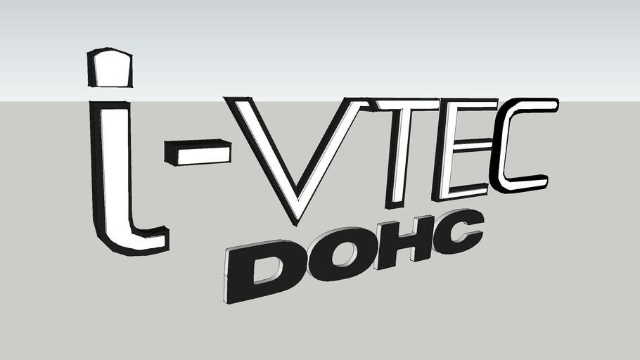 i-VTEC dohc-logo-HULEGAN13 | 3D Warehouse