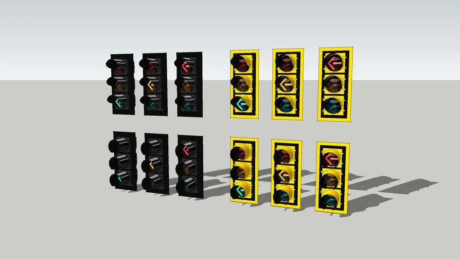 Mccain PV left turn traffic signals 2019 model | 3D Warehouse