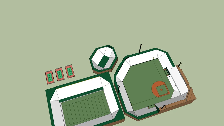 Baseball field | 3D Warehouse