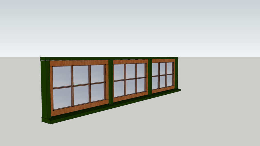 three windows | 3D Warehouse