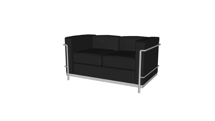 Le Corbusier LC2 (2 Seater) | 3D Warehouse