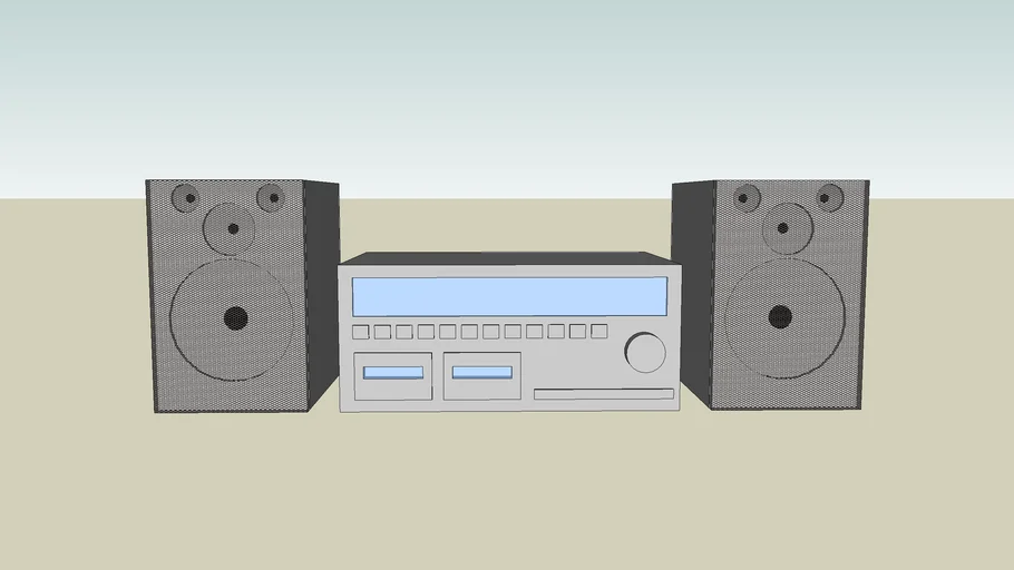 Stereo system | 3D Warehouse
