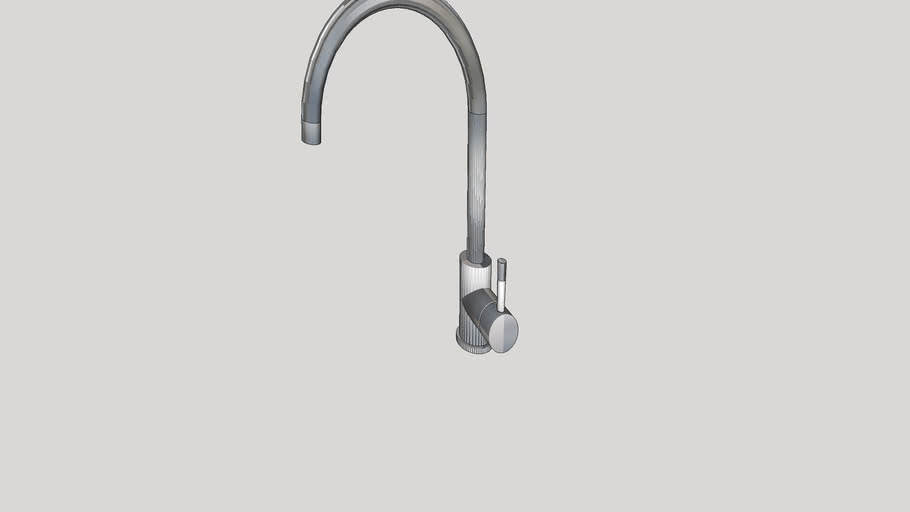 Standard Stainless Kitchen Faucet | 3D Warehouse