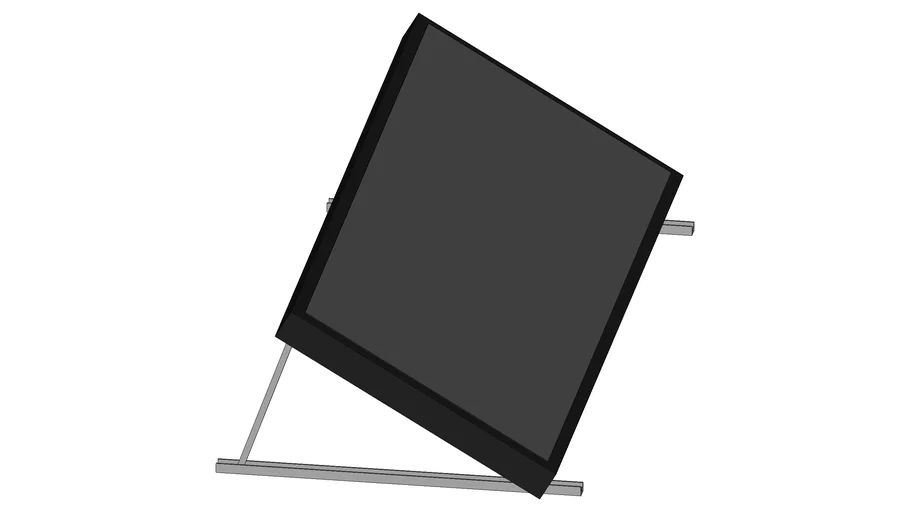 Tilted EP40 Solar Hot Water Panel | 3D Warehouse