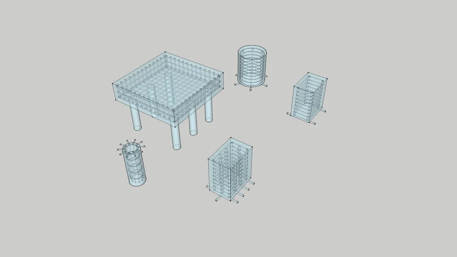 Piling Reinforcement | 3D Warehouse