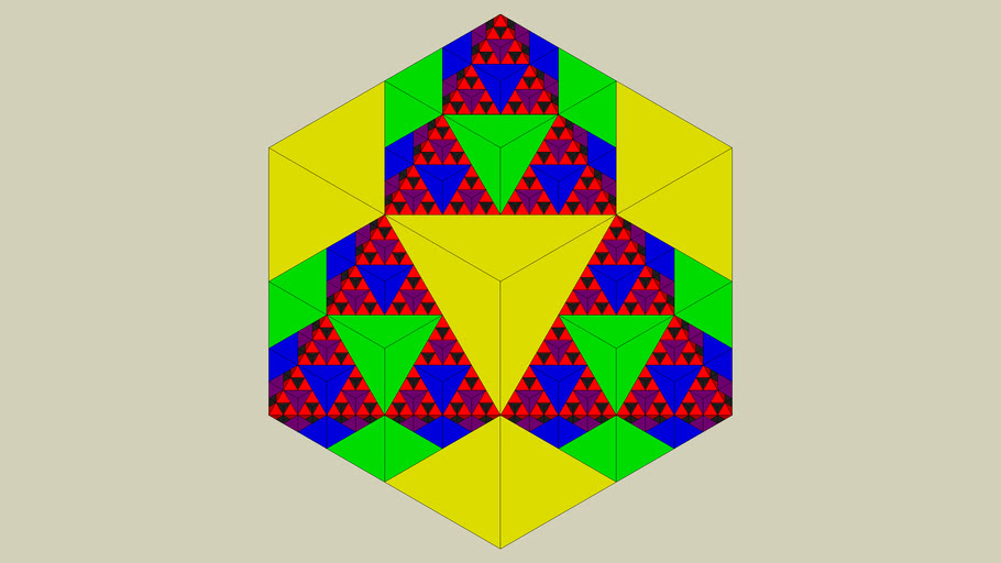 3D Sierpinski Triangle | 3D Warehouse