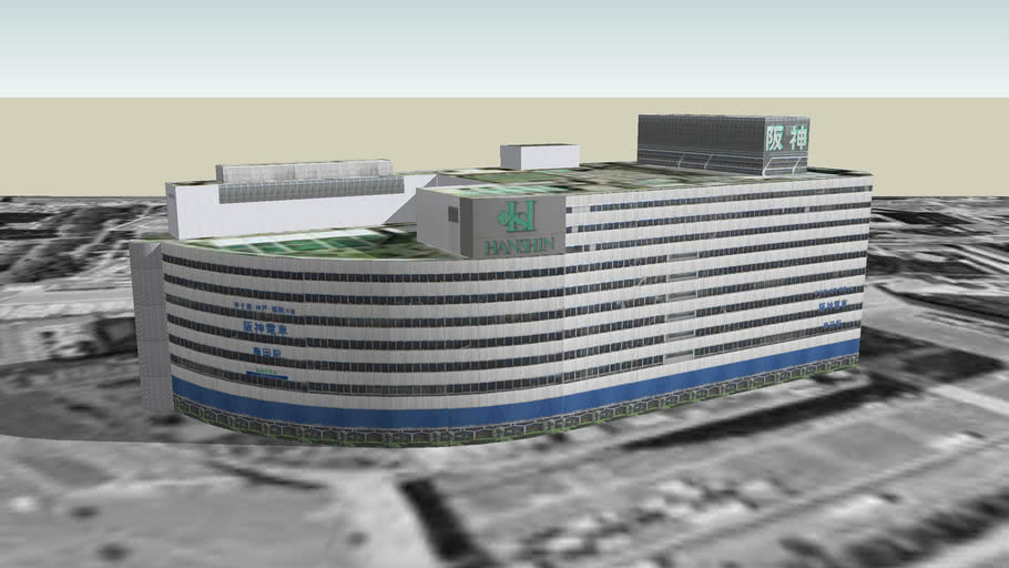 Hanshin Department Store (Old Version) | 3D Warehouse