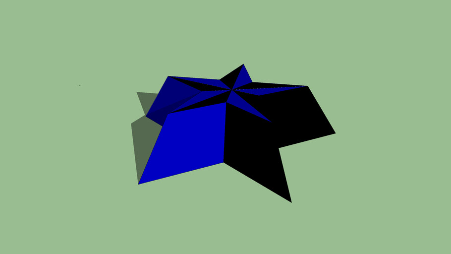 A Cool 3D Star | 3D Warehouse