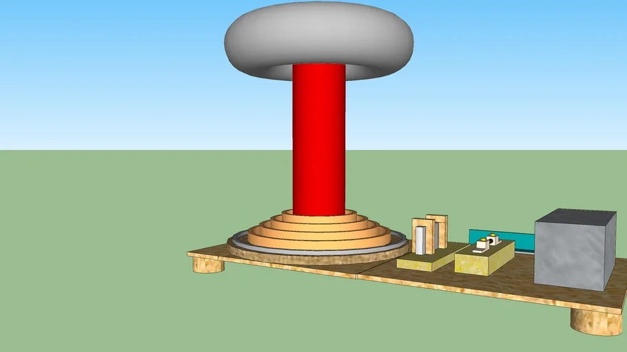 bobina tesla | 3D Warehouse