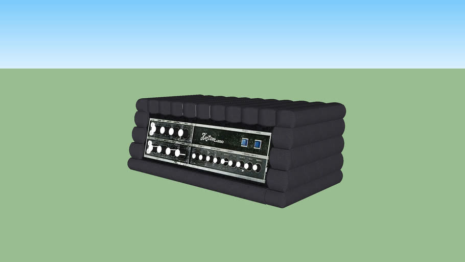 Kustom Tuck and Roll K 250 guitar amplifier | 3D Warehouse