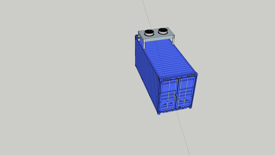 CHP 20 ft container | 3D Warehouse