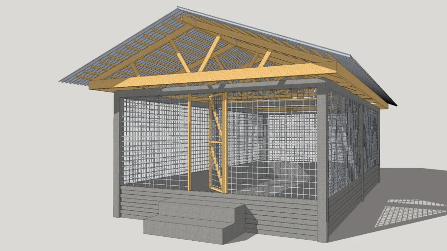 Deep-Litter Housing | 3D Warehouse