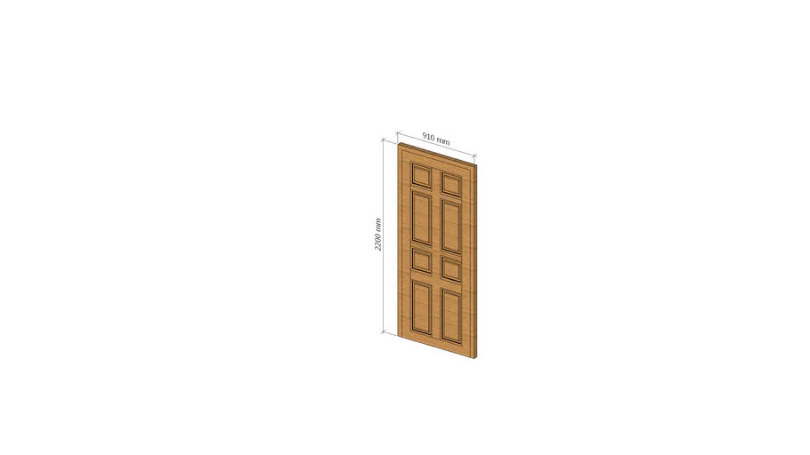 panel door | 3D Warehouse