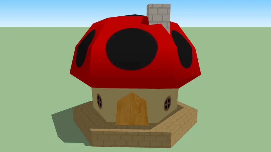 Kinoko House from N64 Rainbow Road - MK8 - | 3D Warehouse