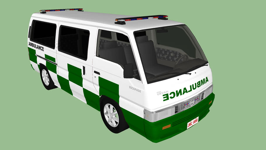 Nissan Urvan Escapade Ambulance | 3D Warehouse